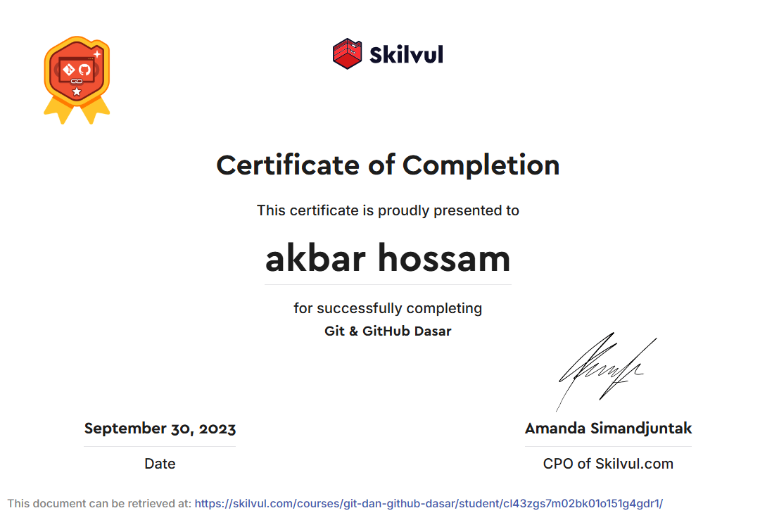 Akbar Hossam Delmiro - Personal Website